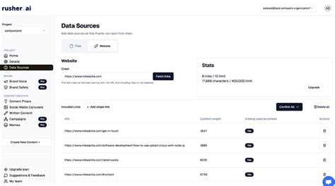 Mike Alche On Linkedin Today Were Working On Scraping Your Entire Website As A Data Source For