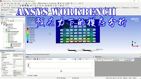 【模态分析】ansys Workbench 预应力下模态分析 Youtube