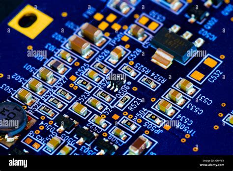 Microchip On PCB Printed Circuit Board Stock Photo Alamy