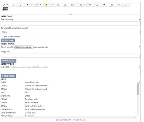 Summernote Not Working All Dialogs Are Shown · Issue 2785