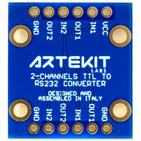 AK 3232 TTL To RS232 Converter Breakout Artekit Labs