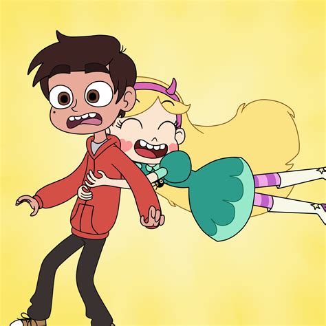 Star Butterfly Tackle Hugs Marco Diaz By Deaf Machbot On Deviantart