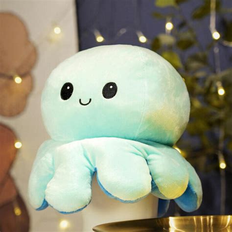 Giant Reversible Octopus Plush Express Your Mood With A Cuddly Flip