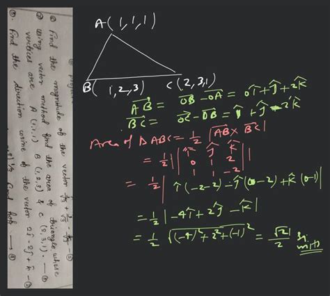Find The Magnitude Of The Vector I J T Using Vector