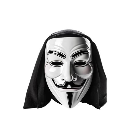 Anonymous Mask Hacker Costume Identity Concealment 55131905 Png
