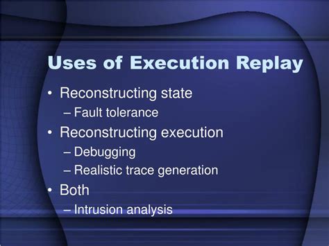 Ppt Execution Replay For Multiprocessor Virtual Machines Powerpoint