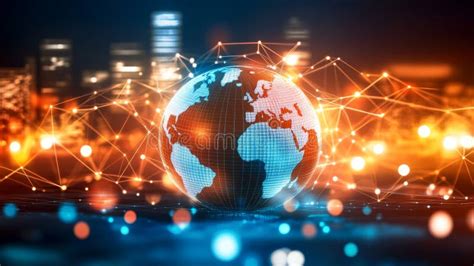 Smartphone Digital Connection To World Wide Web Via Wireless Satellite Network Technology