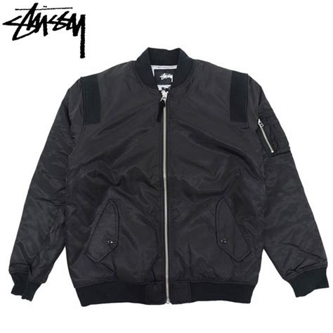 【楽天市場】【アウトレット不良箇所あり】ステューシー Stussy ジャケット メンズ Ma 1 Stussy Jkt フライト