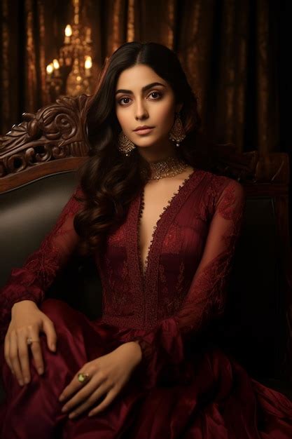 Chica Modelo India Foto Premium