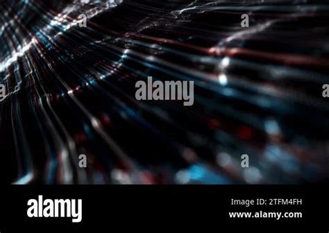 Abstract Flowing Particle Lines Data Concept Background Loop 4k