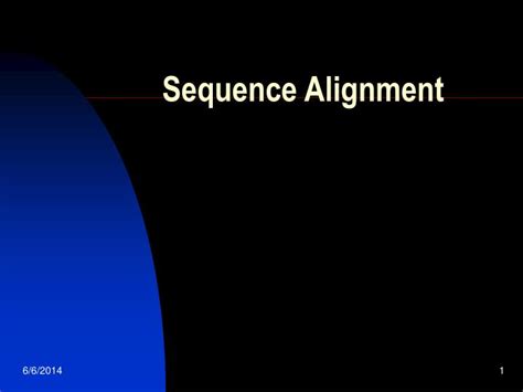 Ppt Sequence Alignment Powerpoint Presentation Free Download Id