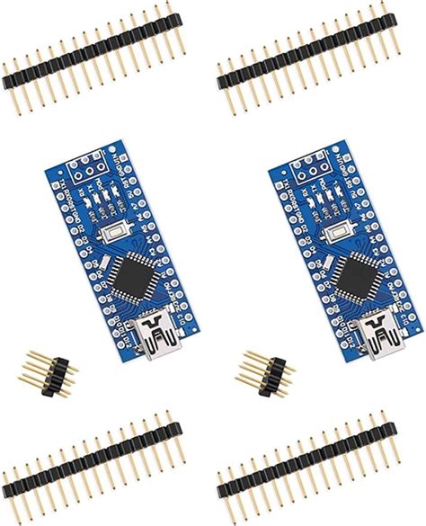 Jp Nano V30 ボード Arduino用、nano V30互換 ハンダ付け不要のピンアウトですfor Arduino 2pc ハンダ不要の パソコン・周辺機器