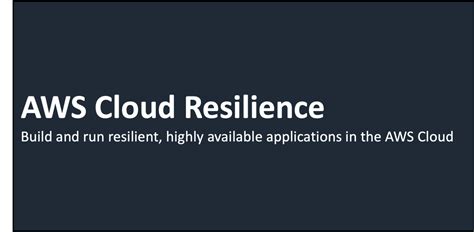 Assessing Application Resilience A Getting Started Guide For Aws Partners Aws Partner Network