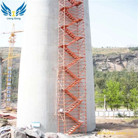 Lianggong Ring Lock Scaffolding Stair Ladder Of Tower Modular Scaffold System China Formwork