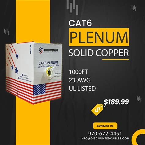 Cat6 Plenum Cabling Lowvoltage Networking Ethernet