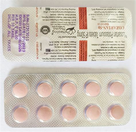 Losartan Potassium Tablets Medicine Type Allopathic At Best Price In Mumbai