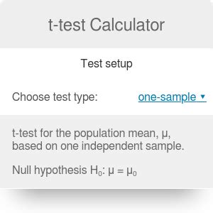 T Test Calculator Formula P Value