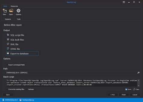 ApexSQL Log 2018 Screen Shot Tour ApexSQL Log 2018 Screen Shot Tour