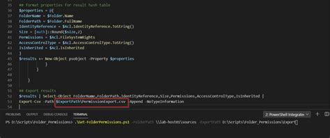 Export Folder Permission Using Powershell Thesleepyadmins