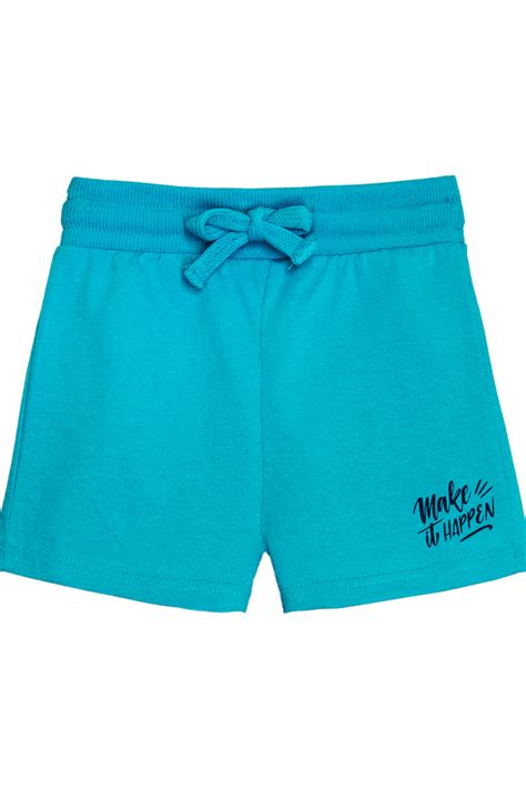 Шорты для девочки 101217 цвет голубой купить в Натали