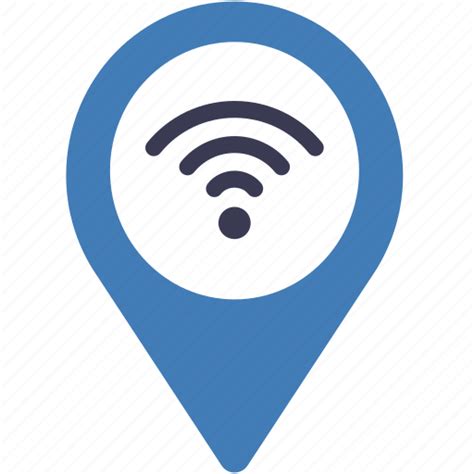 Wifi Area Internet Location Network Pin Signal Icon Download On Iconfinder