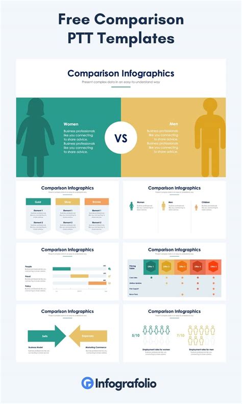 Free Comparison Powerpoint Templates Infographic Comparison Powerpoint Design Comparison