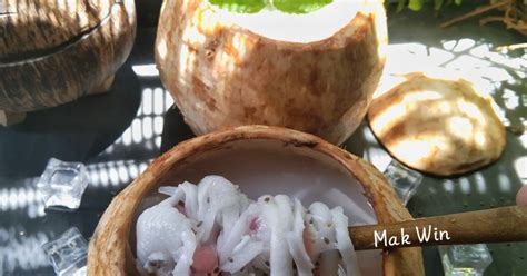 Resep Es Kelapa Muda Chea Sed Oleh Mak Win Cookpad