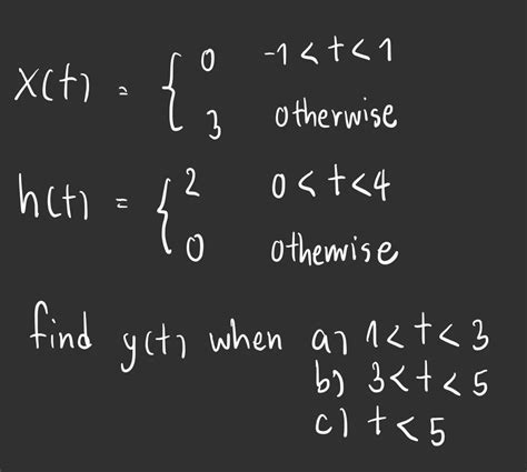 Solved Calculate The Output For The Following Input Signal Chegg