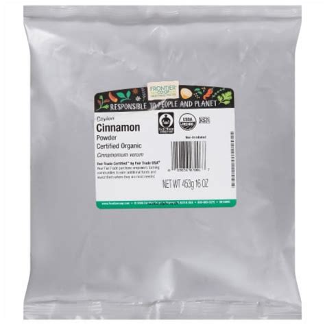 Frontier Organic Powdered Ceylon Cinnamon 16 Oz Qfc