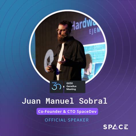 We Are Pleased To Announce That Our Co Founder And Cto Juan Manuel Sobral