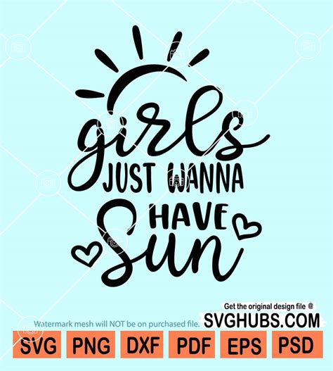 Girls Just Wanna Have Some Fun Svg Girls Vacation Svg Girls Getaway