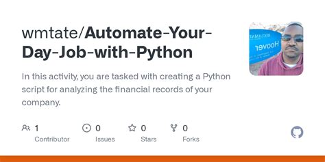 Github Wmtateautomate Your Day Job With Python In This Activity You Are Tasked With