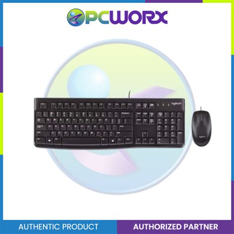 Logitech Mouse B100 Keyboard K120 Usb Wired Bundle Pcworx