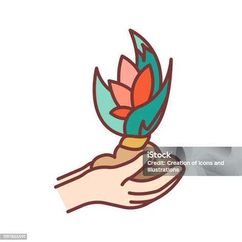 식물 관리 색상 라인 아이콘입니다 식물 회전을위한 관리 절차의 복잡한 웹 페이지 모바일 앱 프로모션에 대한 픽토그램 Ui Ux Gui 디자인 요소입니다 편집 가능한