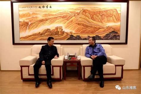 日照钢铁集团公司副总经理吴振刚一行到薛城百亿园区考察交流