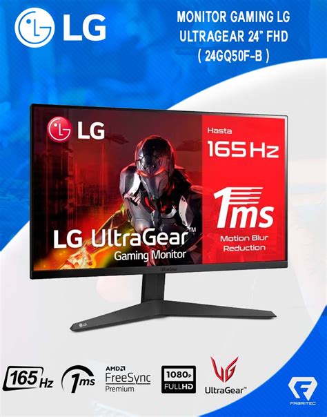 Monitor Gaming Lg Ultragear Fhd Gq F B Hz Ms Hdmi X Dp Freesync Premium