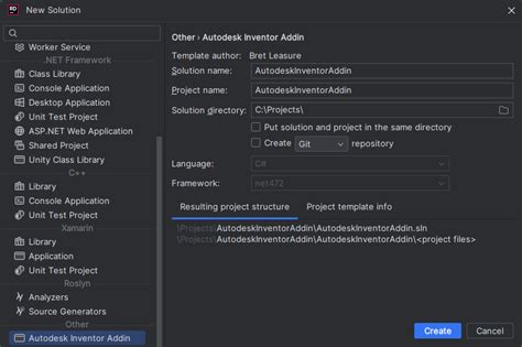 Github Bretleasure Inventor Addintemplate Autodesk Inventor Add In Template C