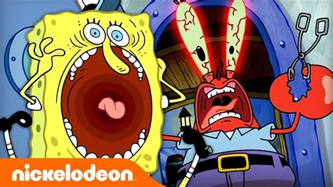 Spongebobs Loudest Screams Ever 😱 Nicktoons Youtube