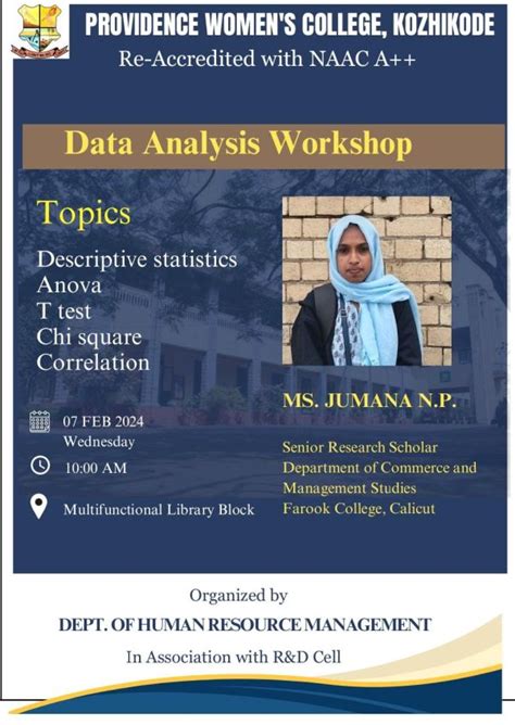 Data Analysis Workshop Dept Of Hrm Providence Womens College Calicut Data Analysis Workshop Dept Of Hrm Providence Womens College Calicut