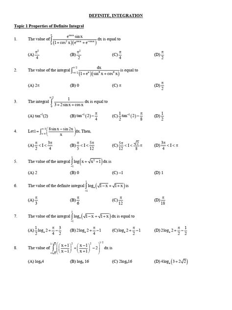 Definite Integration Pdf Polynomial Elementary Mathematics