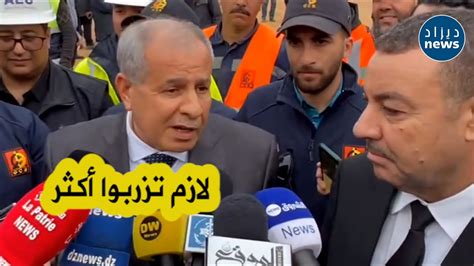 المدير العام لشركة سوناطراك خلال زيارته لمحطة تحلية مياه البحر بوهران