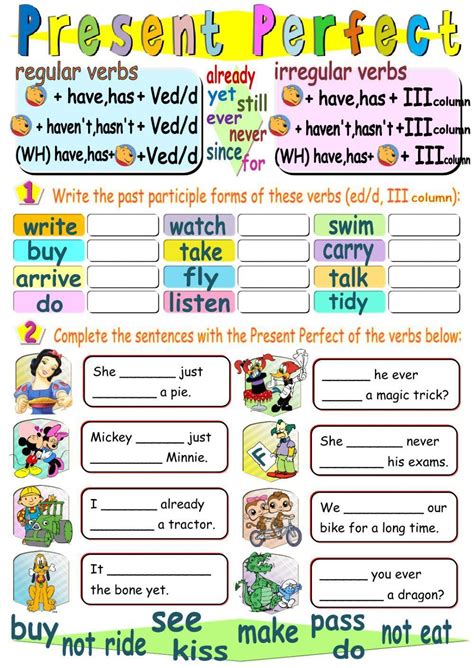 44645 Present Perfect Jecika Liveworksheets