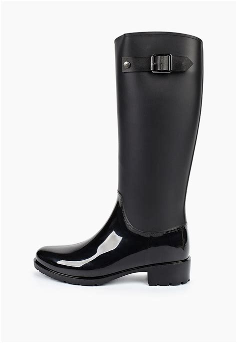 Резиновые сапоги Tendance цвет черный Rtlacb734901 — купить в интернет магазине Lamoda