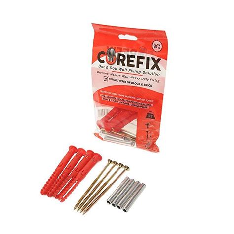 Corefix Tv Wall Mount Bracket Fixing Screws For Plasterboard Walls Ebay