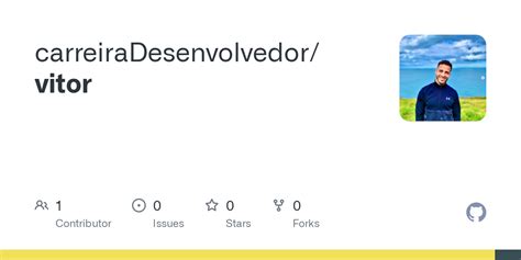 Github Carreiradesenvolvedorvitor