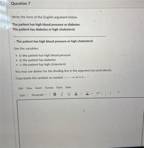 Solved Draw A Truth Table And Determine Whether The Argument