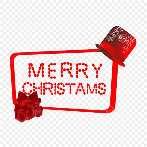 Merry Christmas Design Png Picture Merry Christmas Rectengle Design
