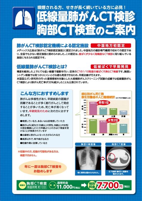 オプション検査一般財団法人広島県集団検診協会 メディックス広島健診センター