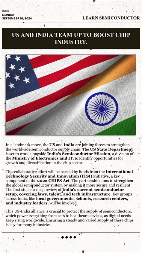 Learn Semiconductor On Linkedin News Monday Unitedstates India Semiconductor