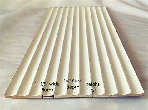 Add A Beautiful Statement Piece To Your Home With Our Concave Fluted Scalloped Wall Paneling
